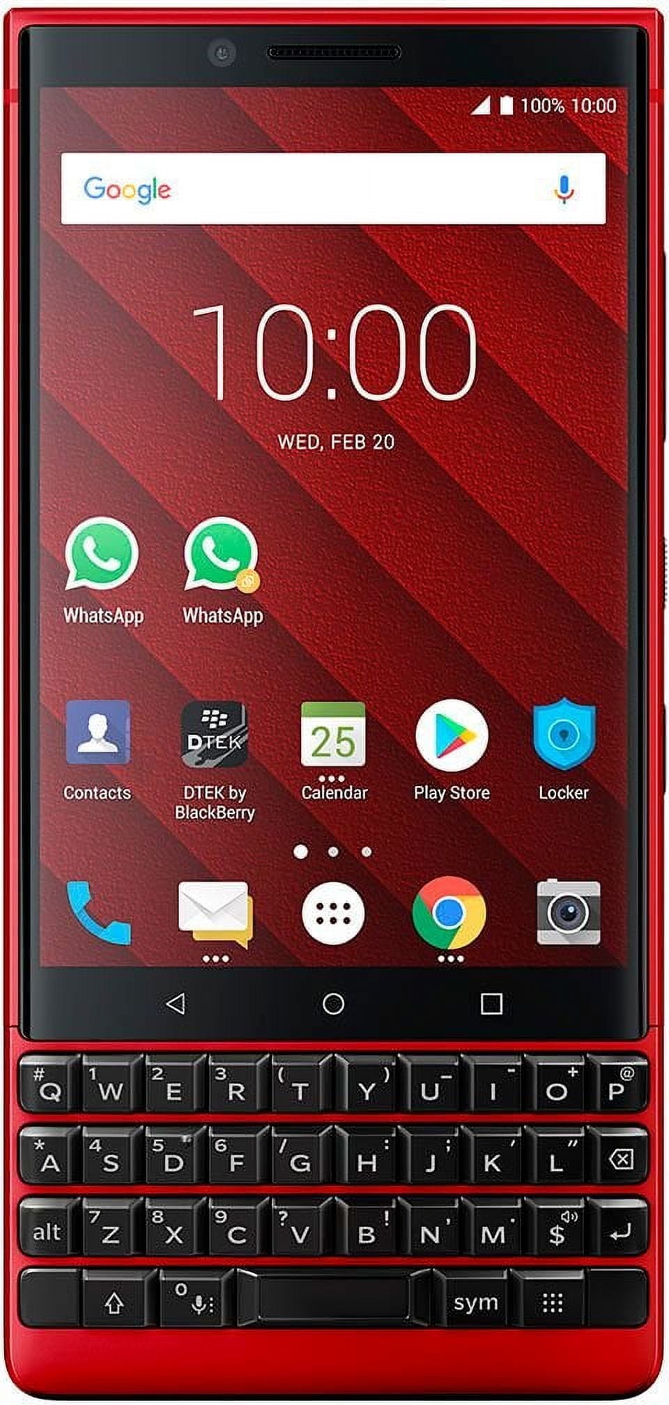 Blackberry KEY2 Red Edition with 128GB Straight Talk T-Mobile Dual sim ...