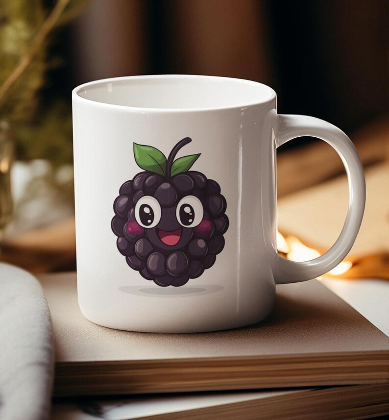 Blackberry Mug – Unique Ceramic Berry Lover Gift - Walmart.com