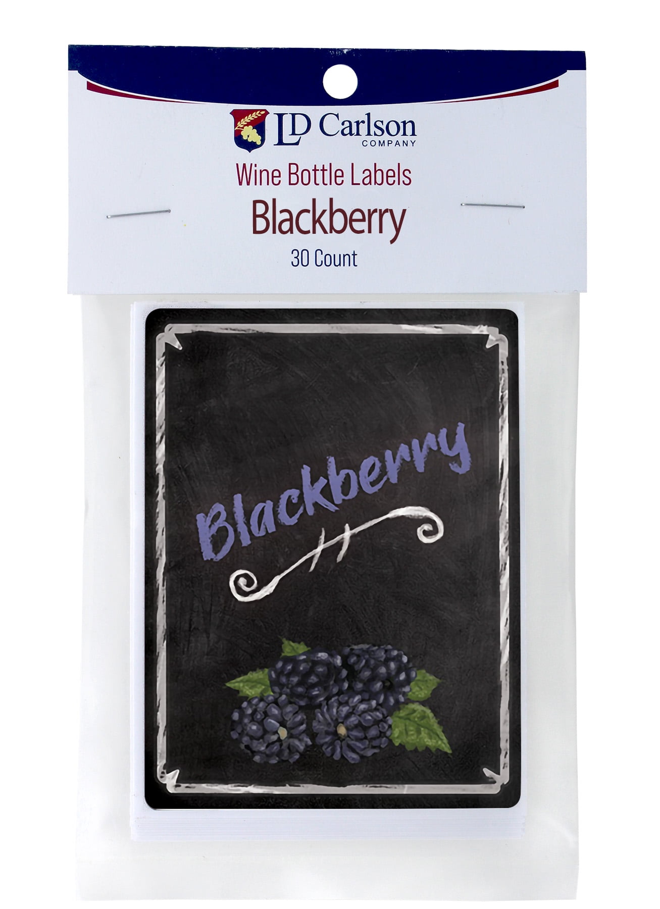 Blackberry Wine Labels 30/Pack Mist Collection - Walmart.com