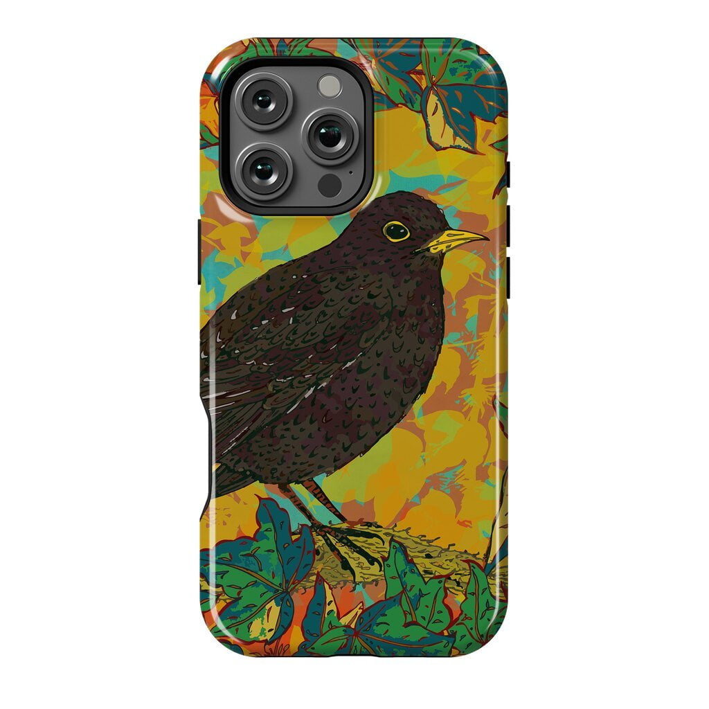 Blackbird Tough Case Garden Bird Design for Your iPhone 11-17 Series ...