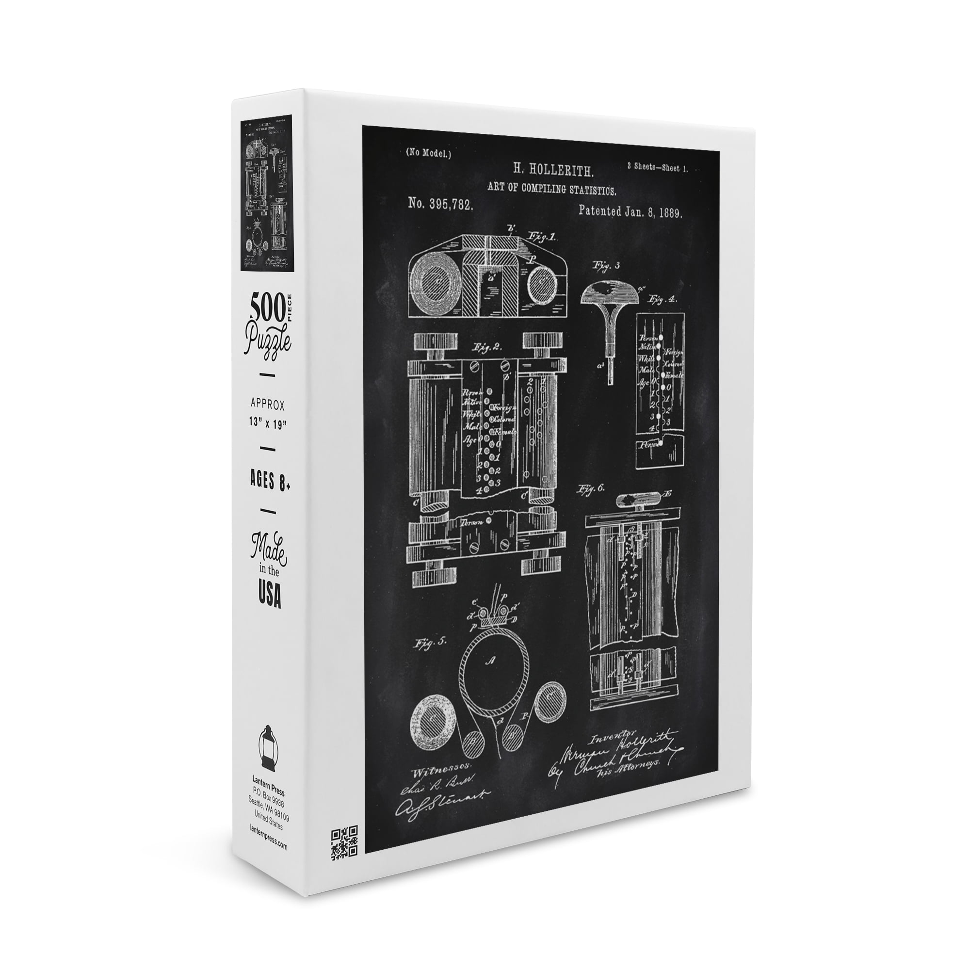 Blackboard Patent, First Computer (19x27 inches, Premium 500 Piece ...
