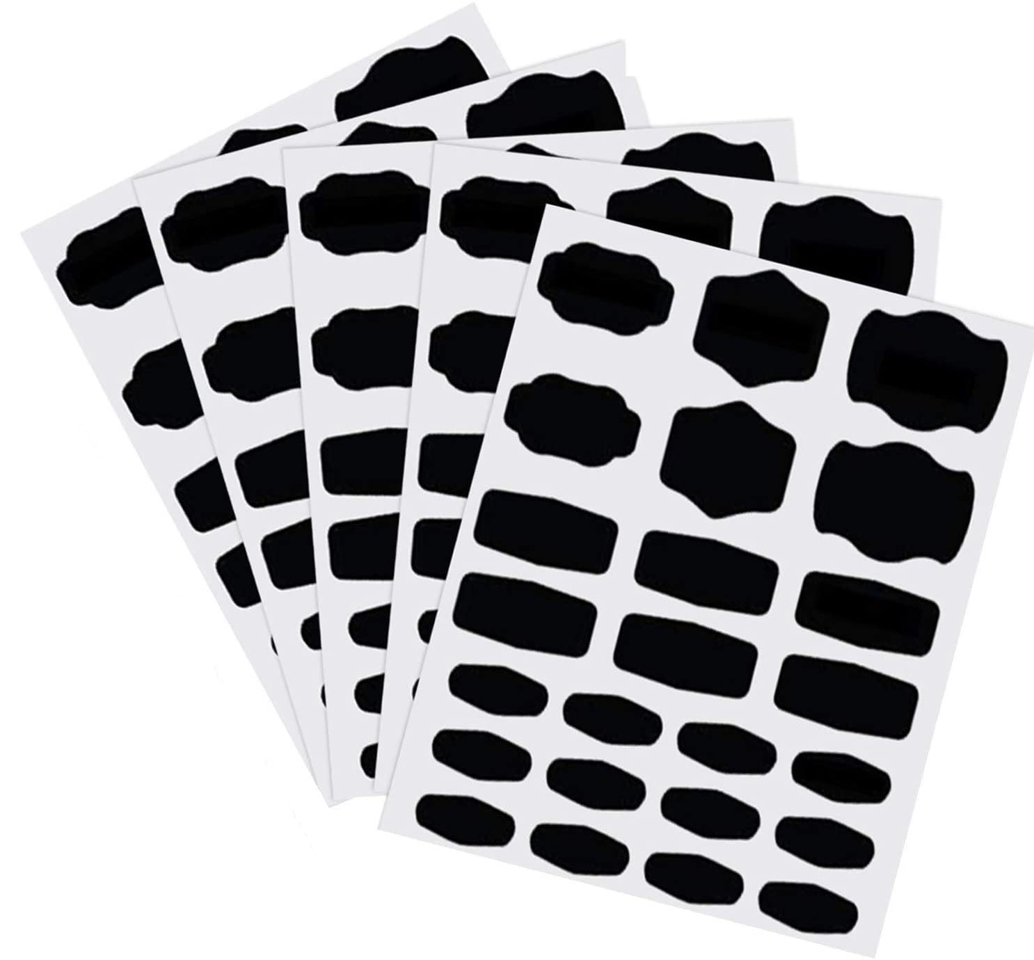 Blackboard Stickers,Waterproof Blackboard Reusable Blackboard Stickers ...