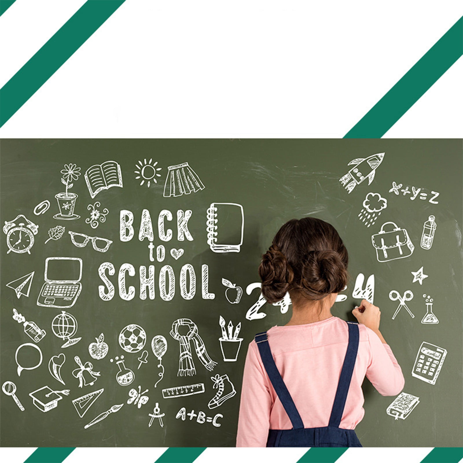 Blackboard Wall Sticker | Removable Reusable Drawing Board for Office ...