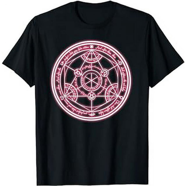 Blackcraft Human Transmutation Circle Witch Symbol T-Shirt - Walmart.com