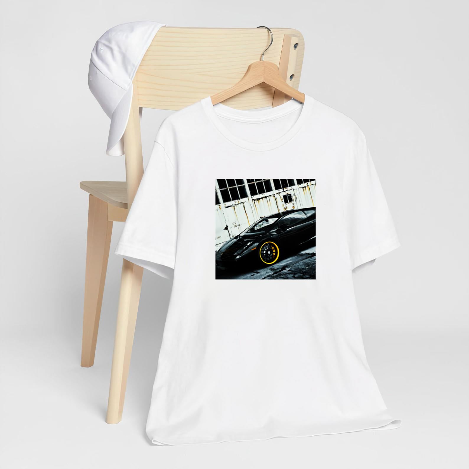 Blacked Out Lambo Lamborghini Car Men Son Dad Boyfriend T Shirt Tee S M ...