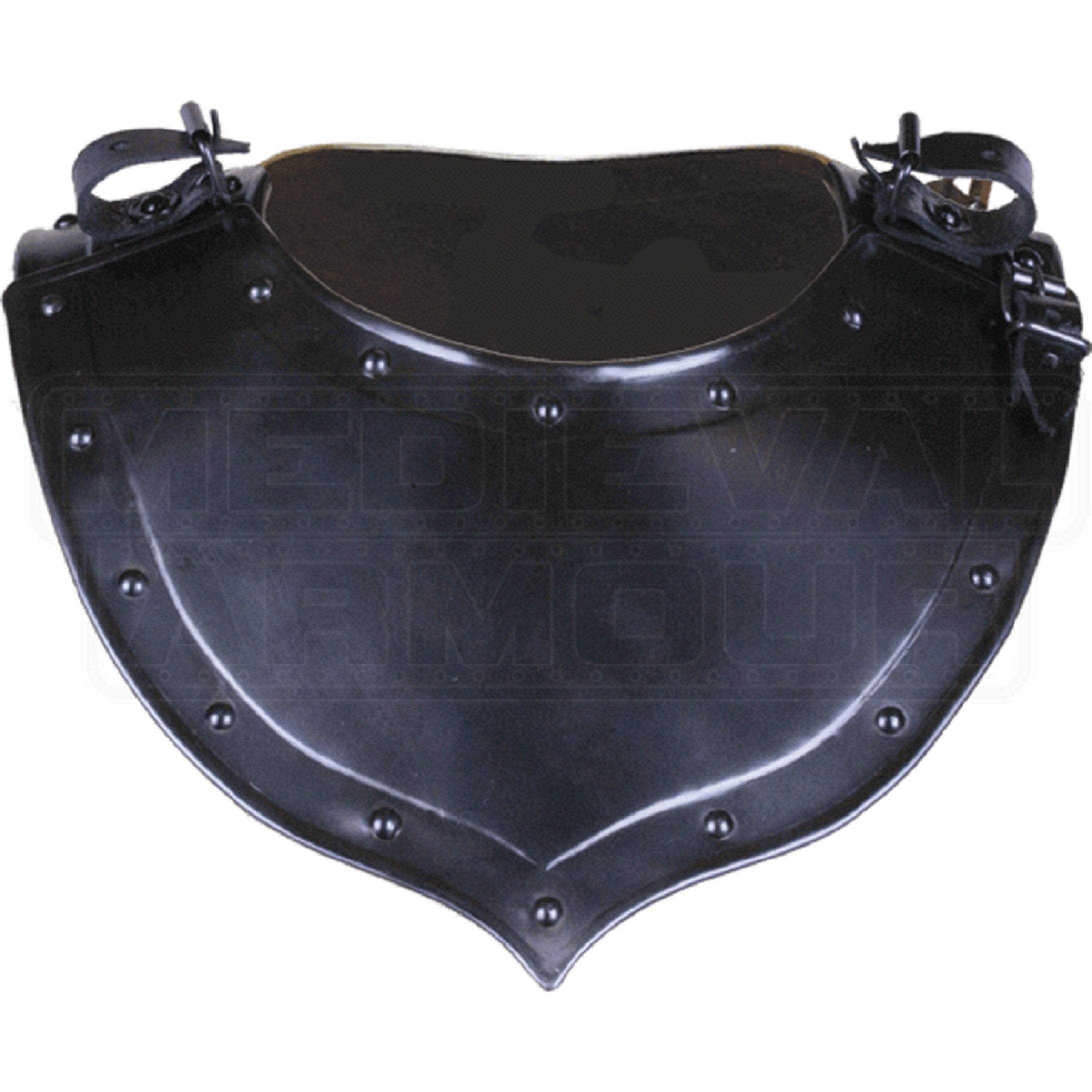Blackened Balthasar Steel Gorget Viking Neck Armour Sca LARP Costume ...