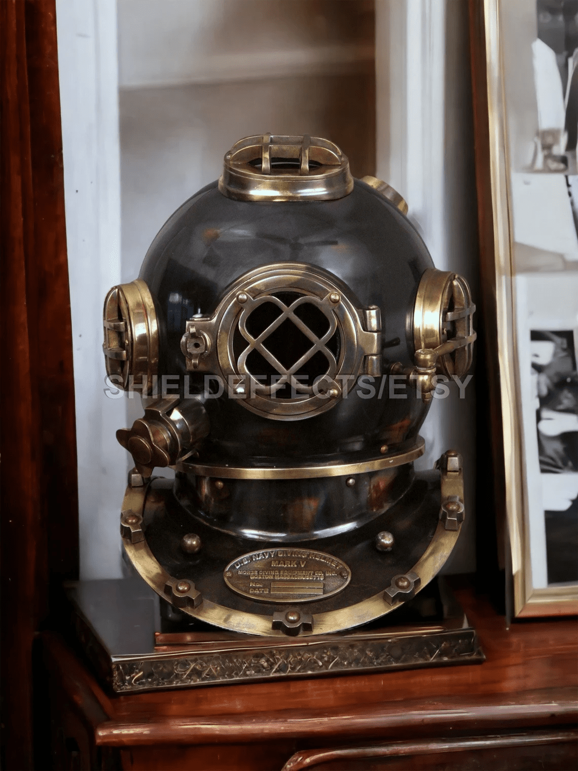 Blackened Diving Helmet US Navy Mark V Divers Helmet Christmas Gift ...