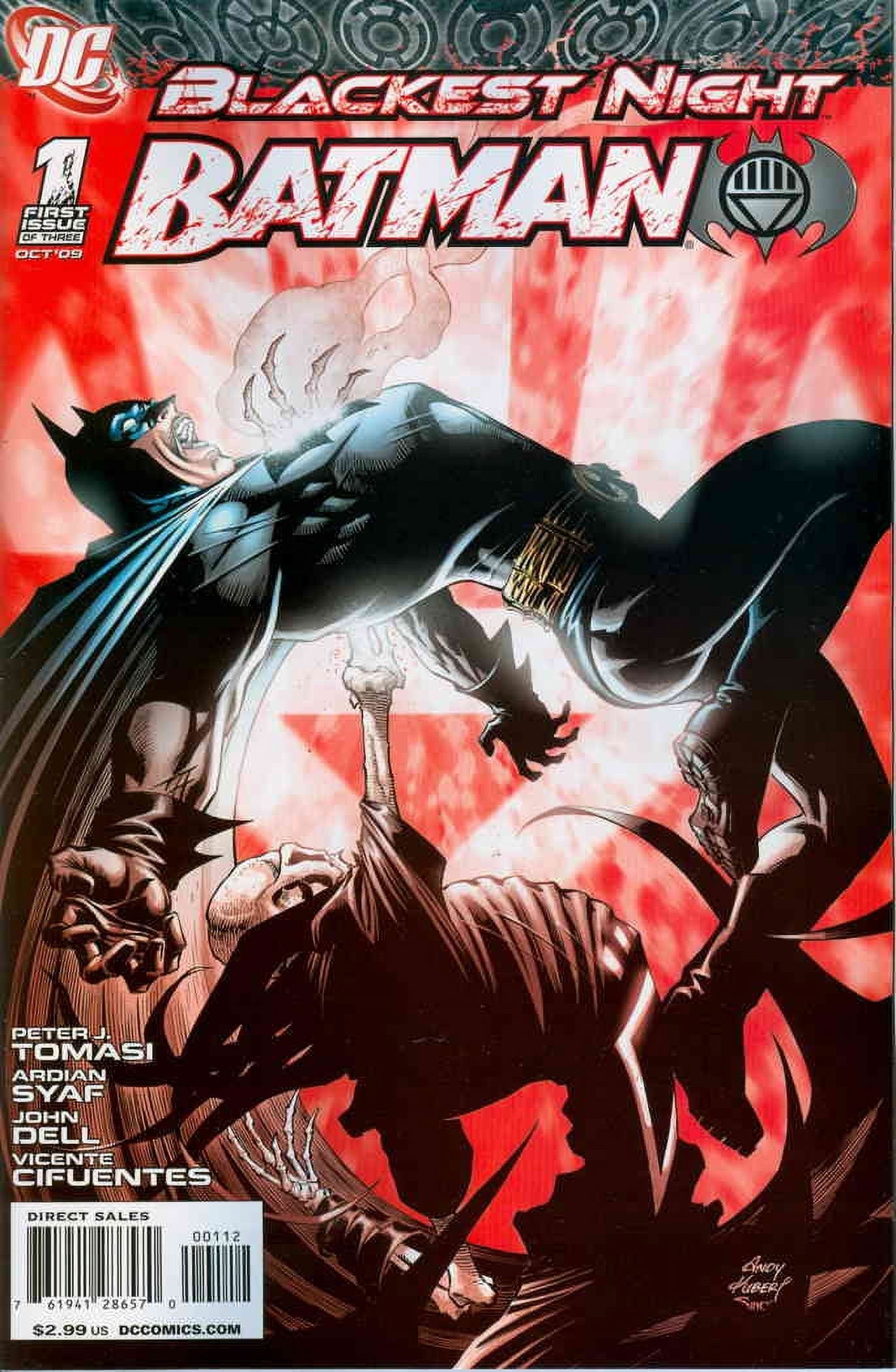 Blackest Night: Batman #1 (2nd) VF ; DC Comic Book - Walmart.com