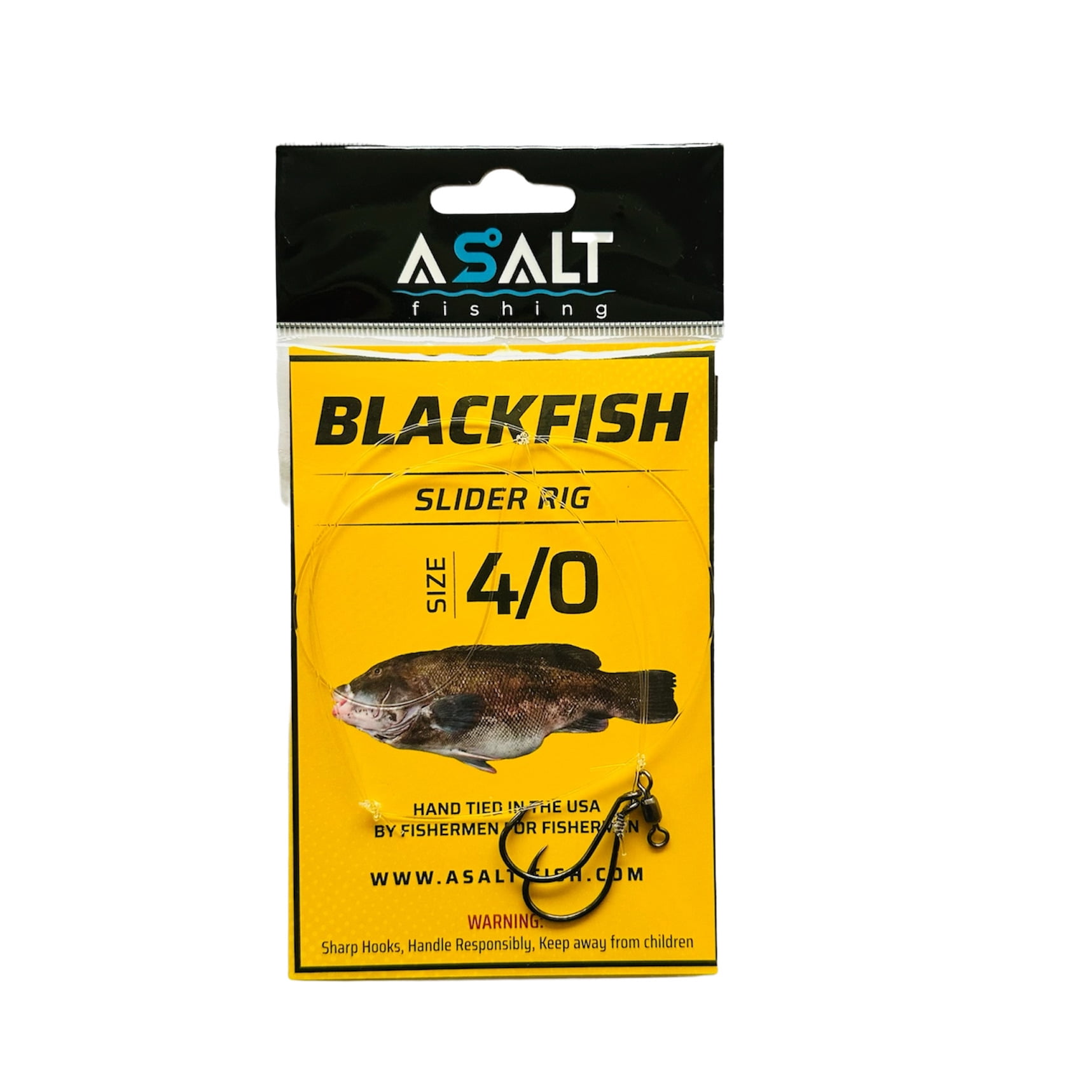 Asalt Fishing Blackfish Slider Rig Octopus Hooks Size 4/0 Double Hook ...