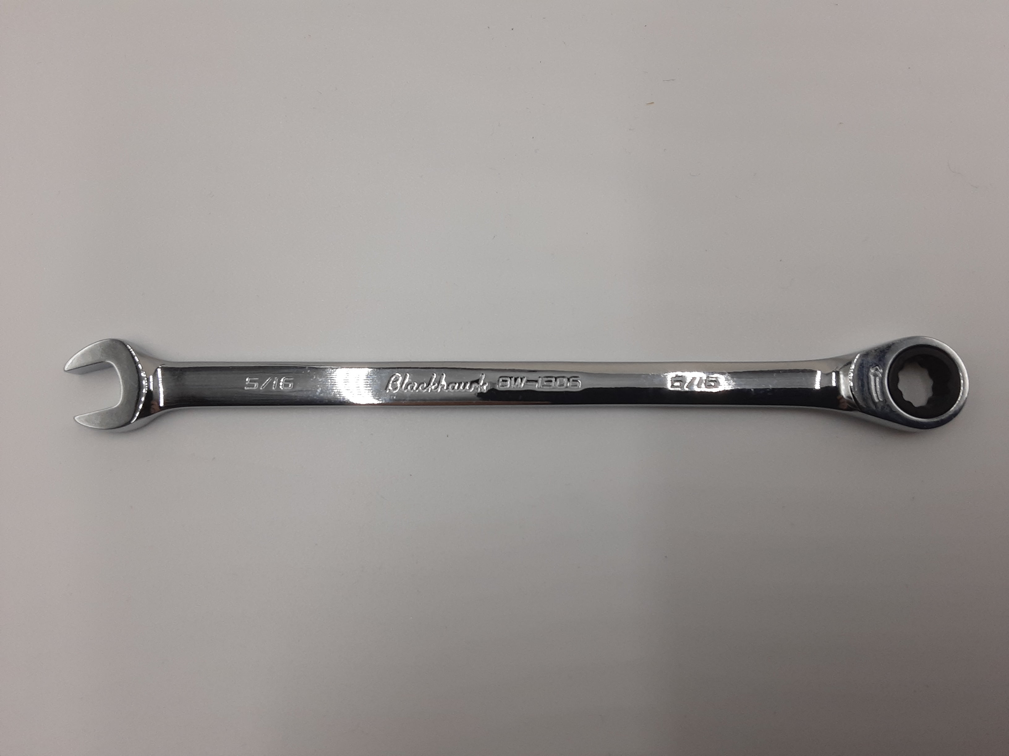 Blackhawk BW-1306 Full Polish XL Combination Non-Reversible Ratcheting ...