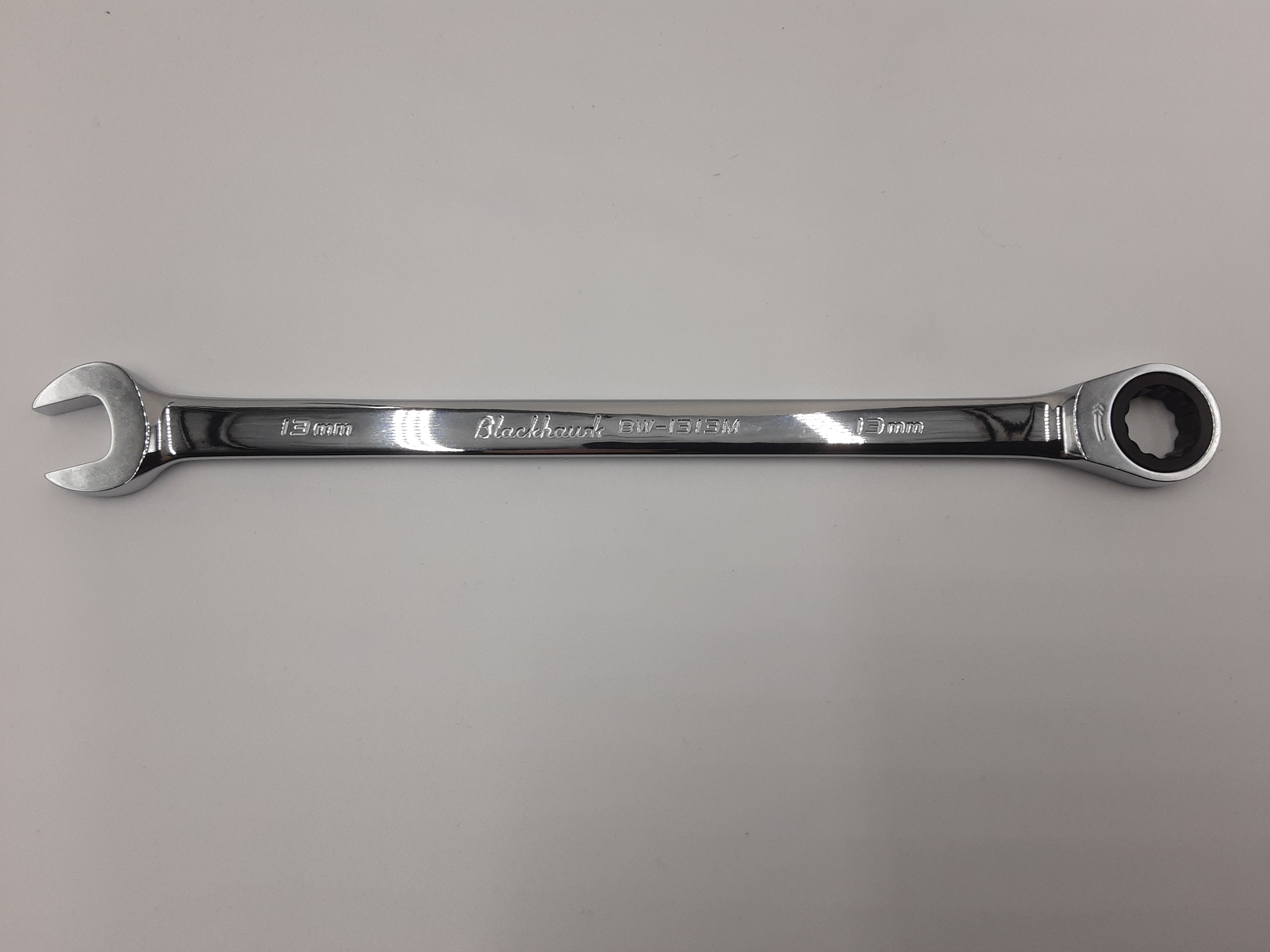 Blackhawk BW-1313M Full Polish XL Combination Non-Reversible Ratcheting ...