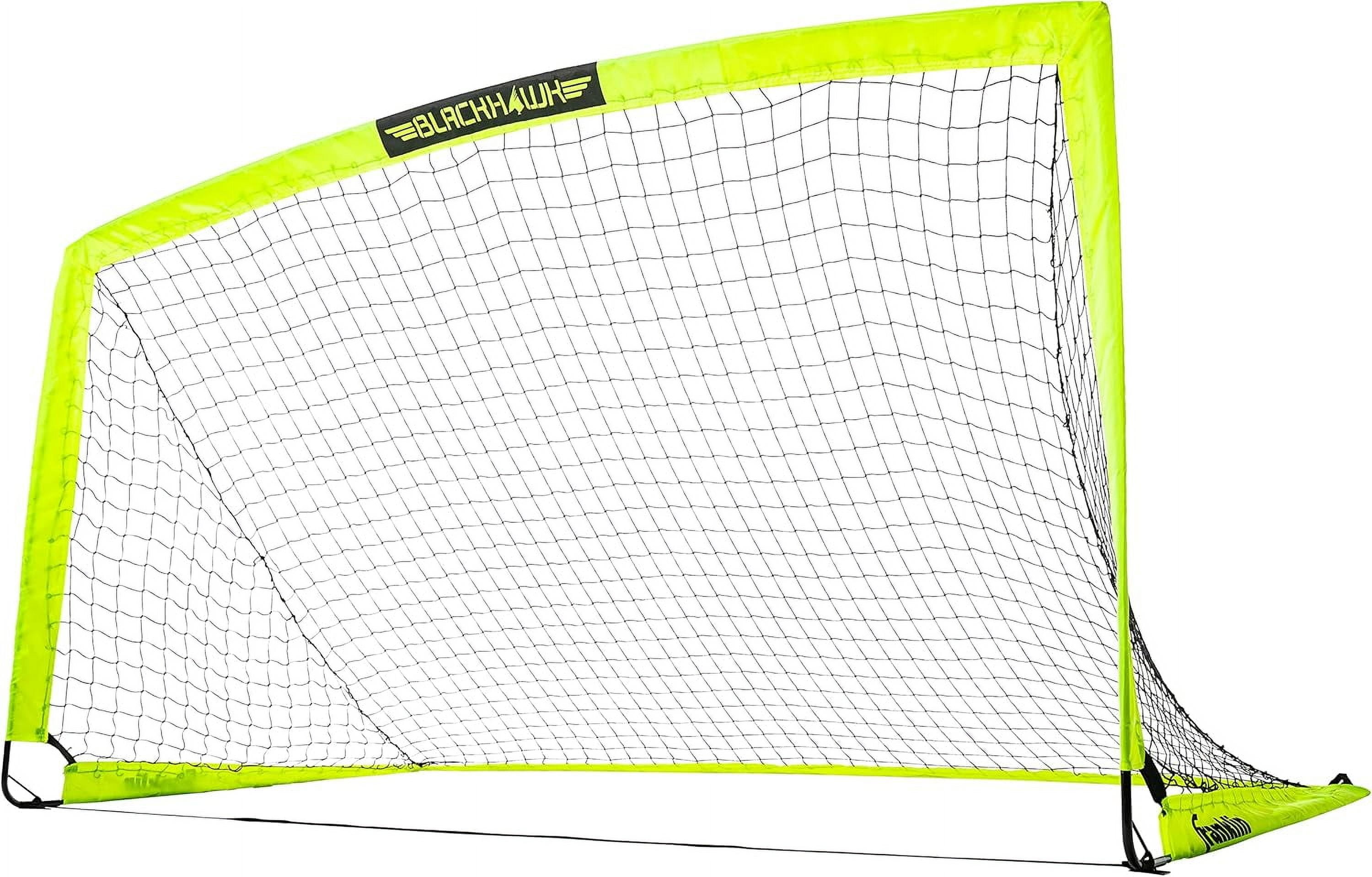 Blackhawk Backyard Soccer Goal - Portable Pop Up Soccer Nets - Youth ...