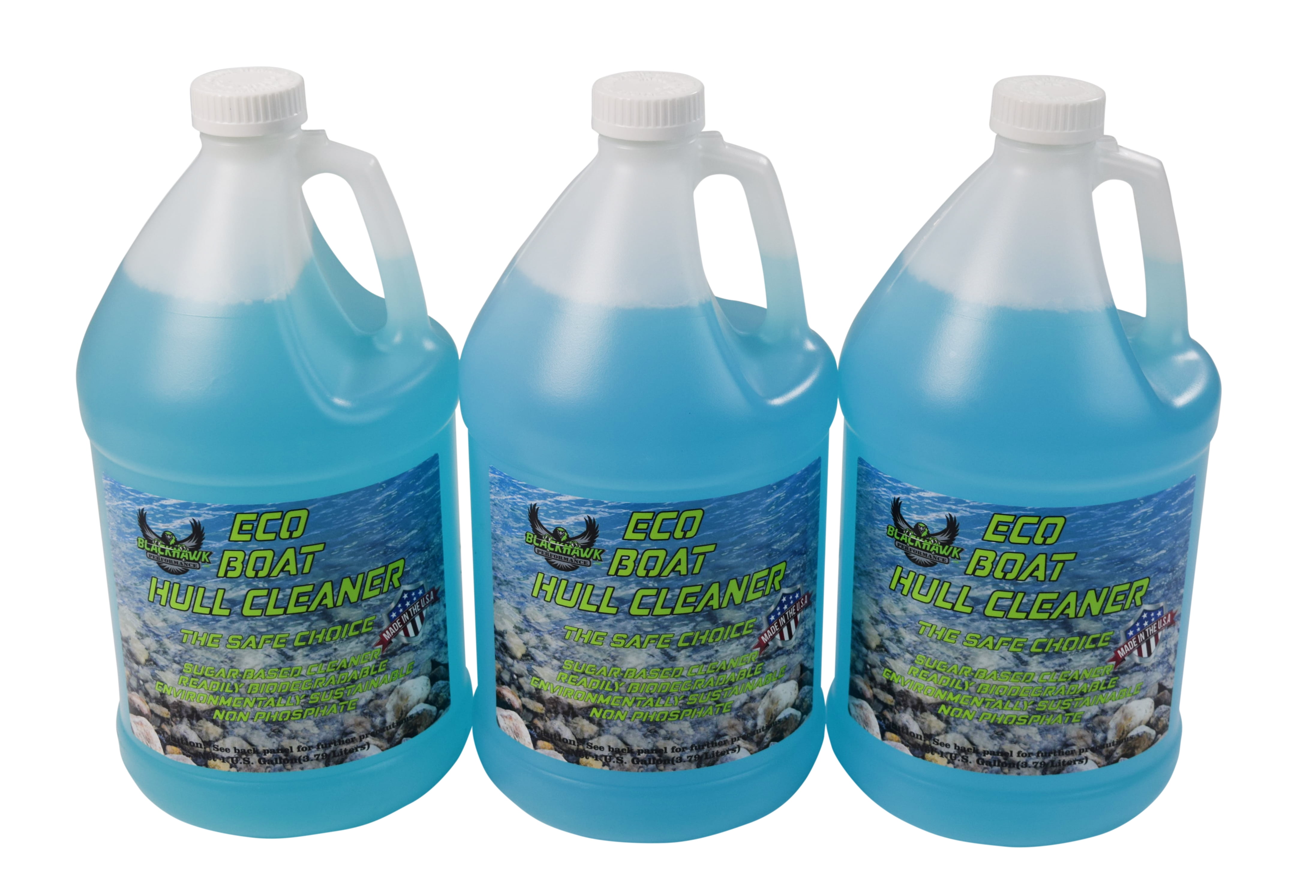 Blackhawk Lubricants Eco Boat Hull Cleaner Biodegradable Boat Wash - 3 ...
