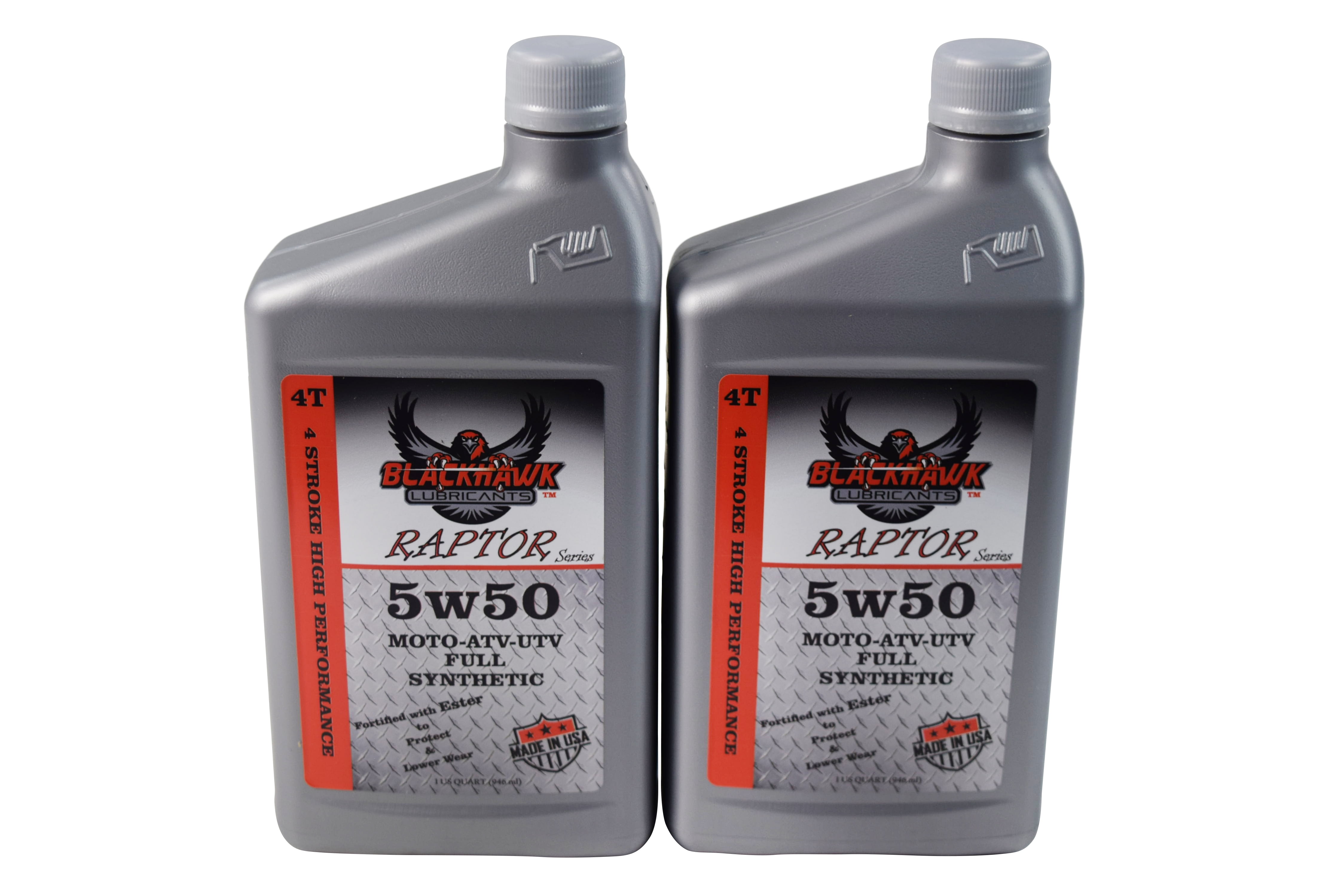 Blackhawk Lubricants Raptor 4T 5W50 Ester Full Synthetic Engine Oil 1 ...