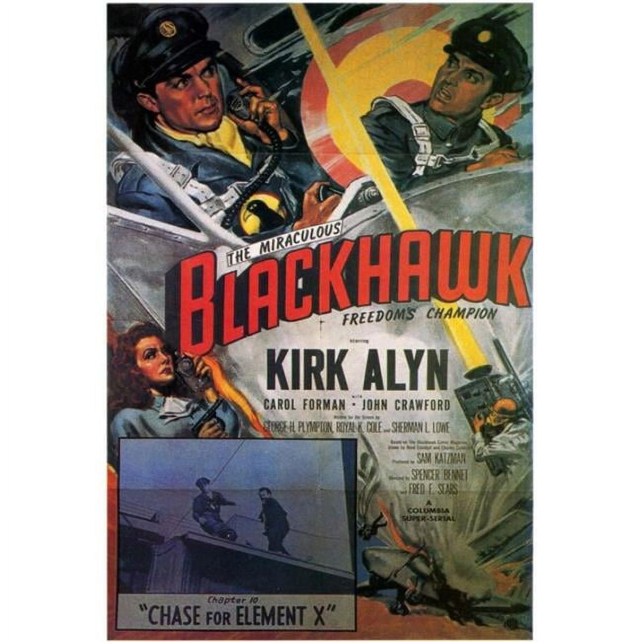 Blackhawk Movie Poster - 27 x 40 in. - Walmart.com