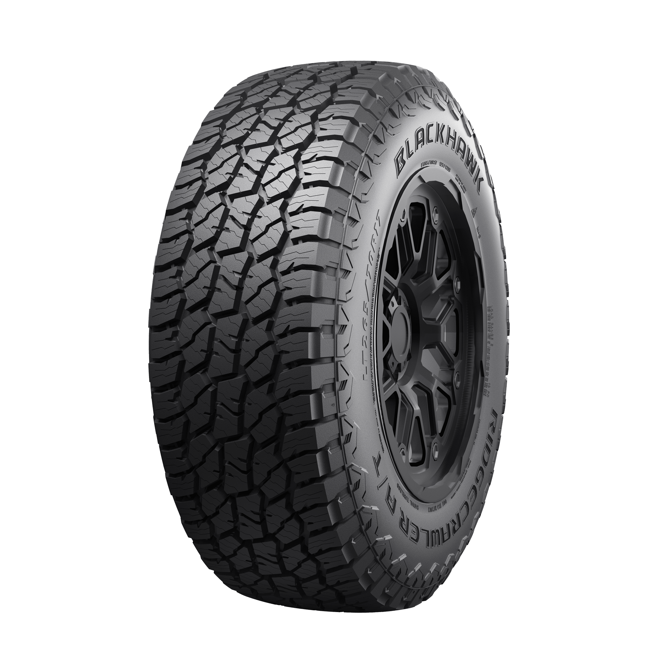 Blackhawk Ridgecrawler A/T 35X12.50R20 121R E 10-Ply All-Terrain Tire ...