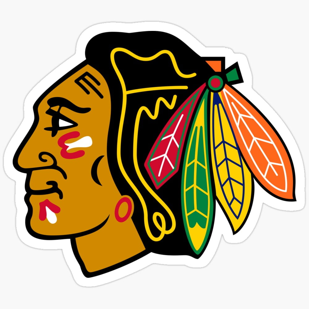 Blackhawks Logo Sticker Phone Decal Water Bottle Stickers Car Decals ...