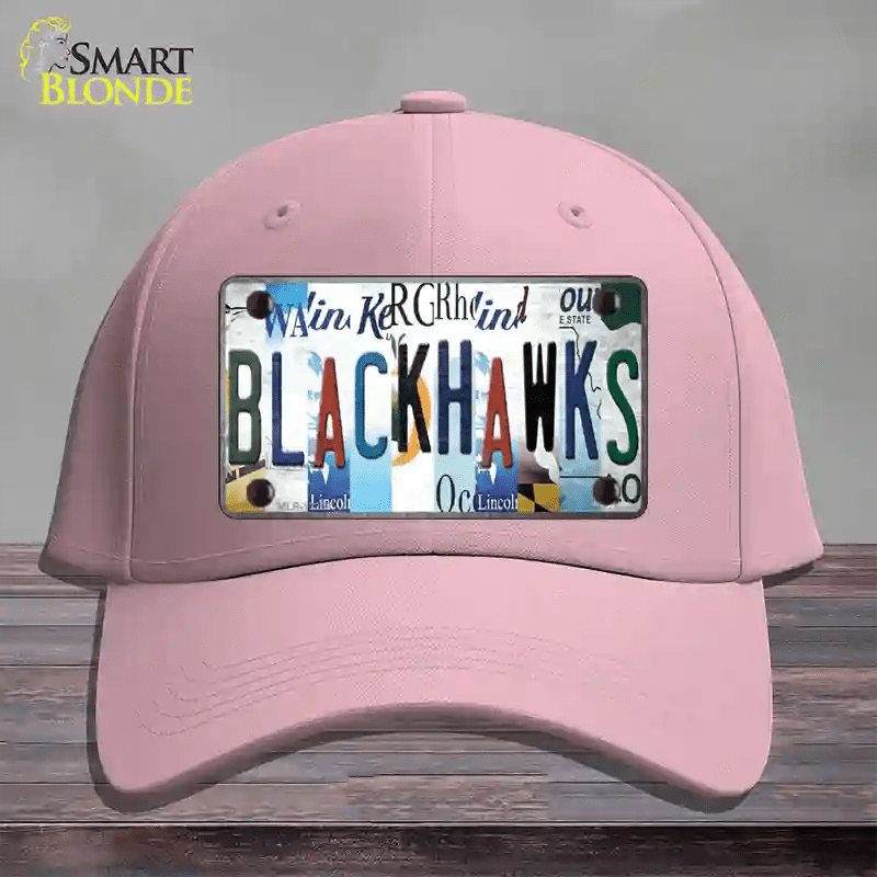 Blackhawks Strip Art Novelty License Plate Hat Tag Cotton Pink ...