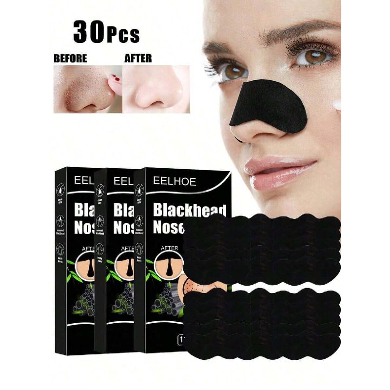 Blackhead And Nose Patch, Strawberry Nose, Bamboo Charcoal Cleaning ...