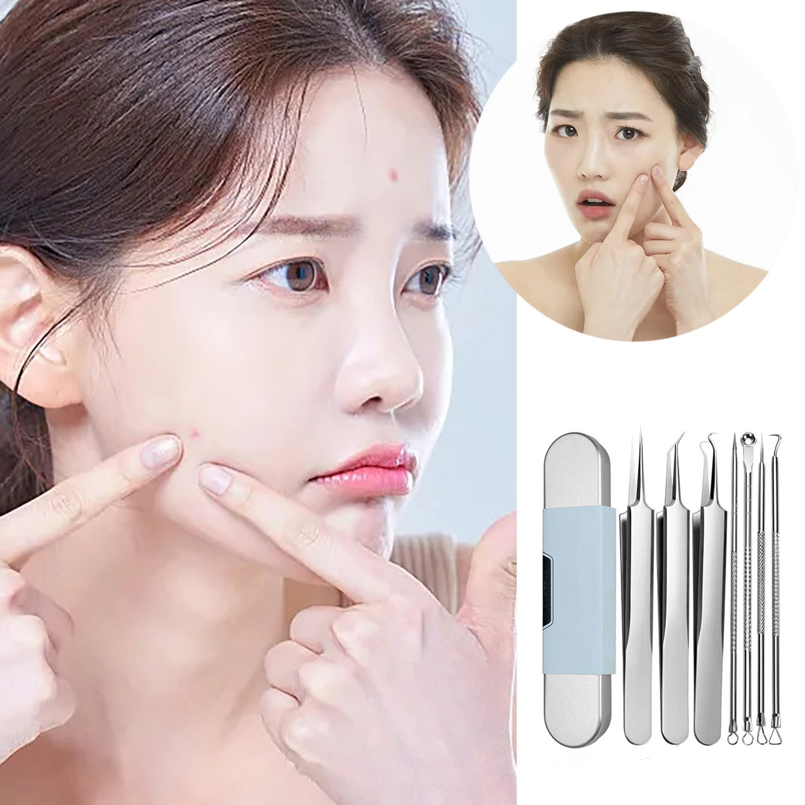 Blackhead Extraction Tool Kit - Blackhead Remover Tool Comedones ...