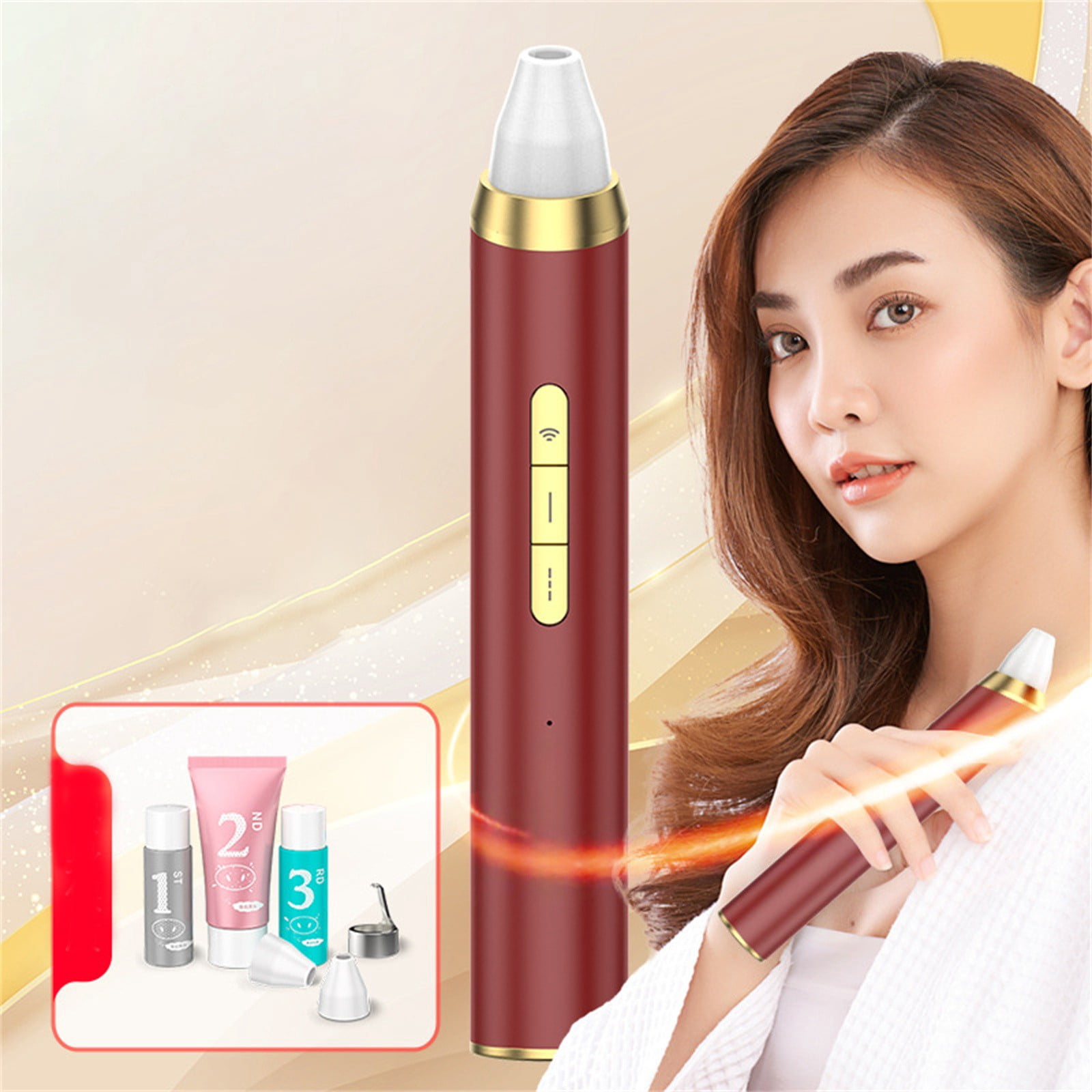 Blackhead Extractor with Camera, Red A - [ New Models] Blackhead ...