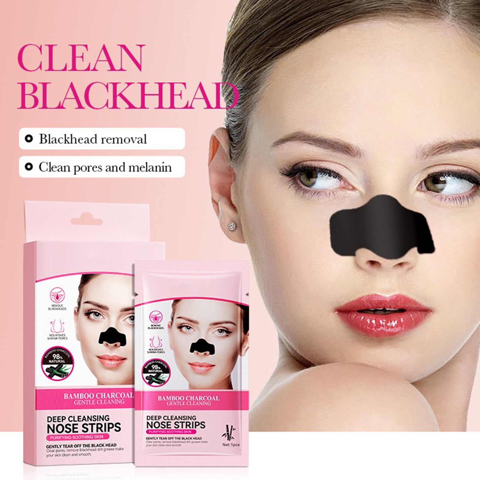 Blackhead Pore Strips,(6 Counts) Blackhead Remover-Deep Cleansing ...