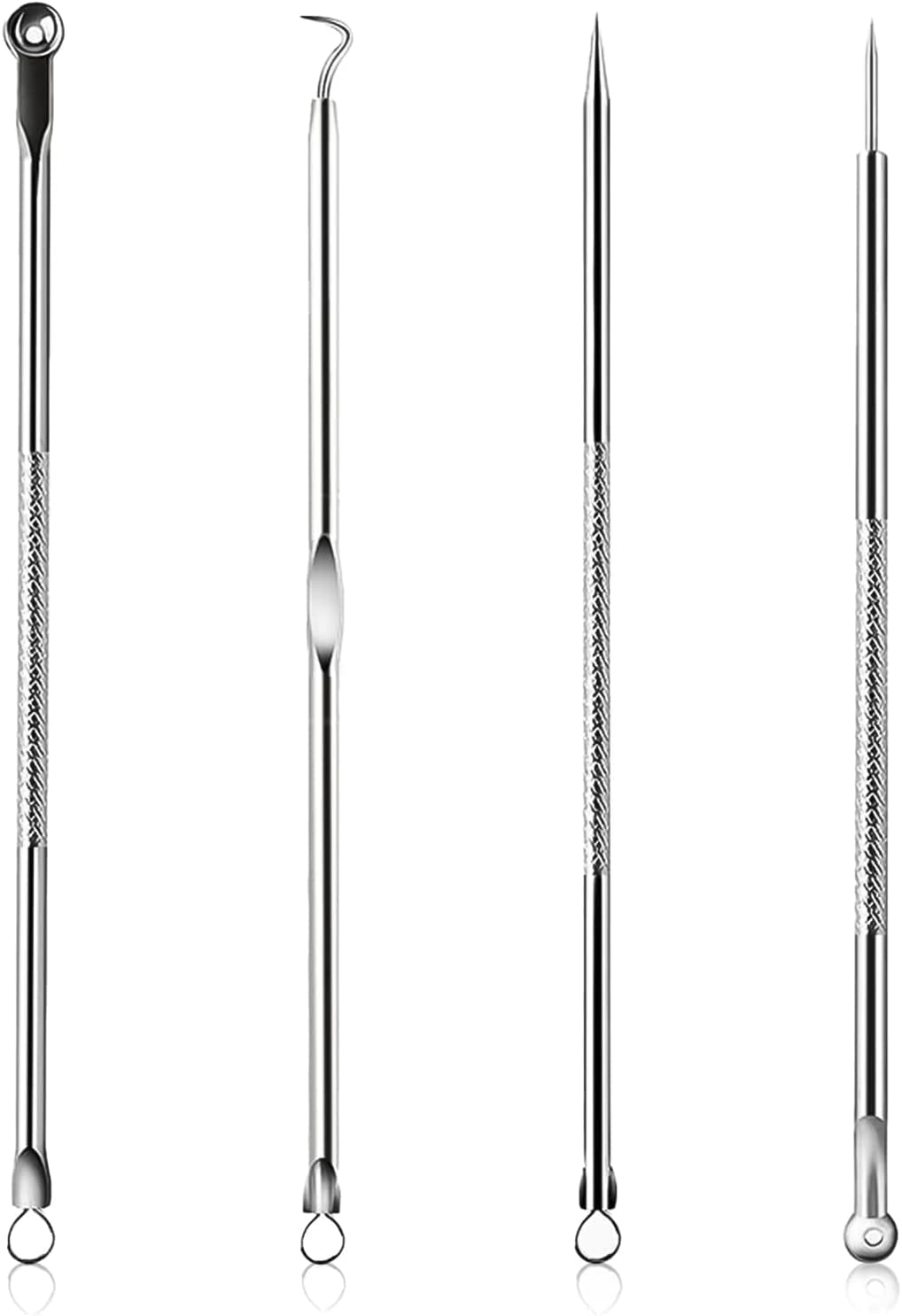 Blackhead Removal Tool, Pimple Popper Extractor Tool Kit, Used for ...