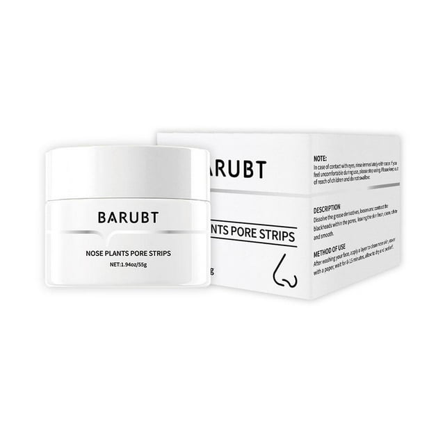 Blackhead Remover Cream Facial Nose Pack Plant Pore Strips Acne Peel Of