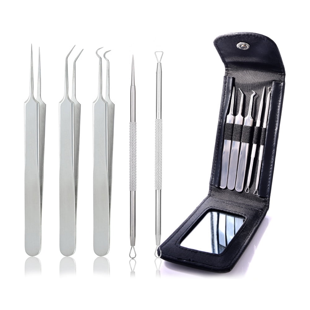 Blackhead Remover Pimple Popper Tool Kit - Stainless Pimples Comedone ...