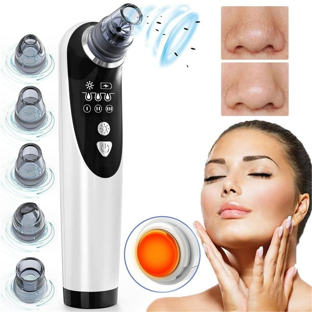 Blackhead Remover Pore Cleaner Vacuum Suction with Heat Function, Most ...