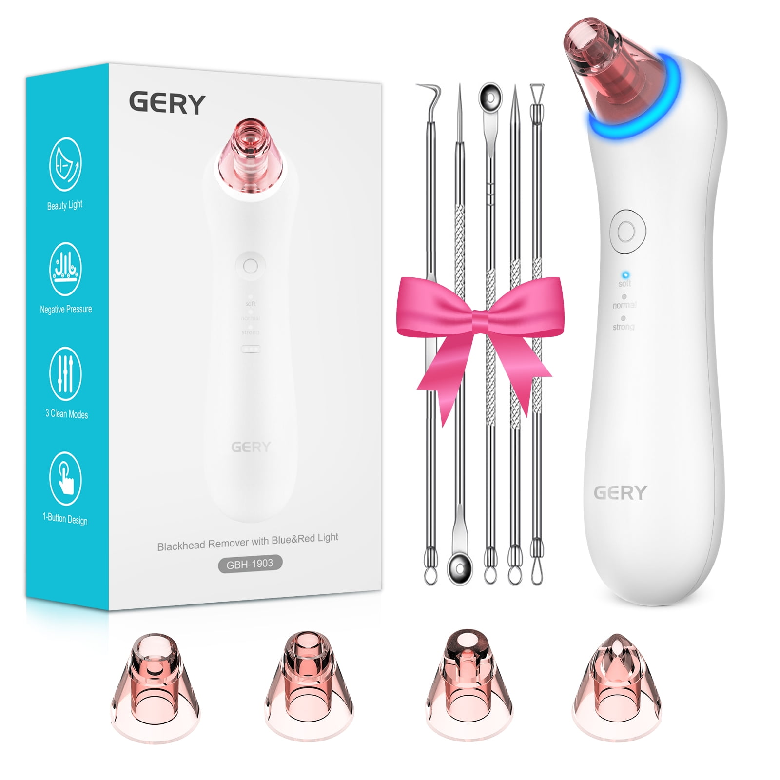 Blackhead Remover Pore Vacuum Extractor-2025 Upgrade GERY Blackhead ...