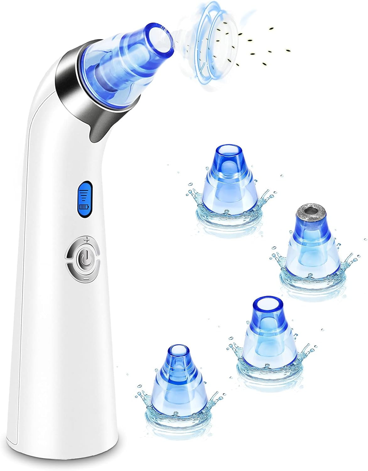 Blackhead Remover Pore Vacuum, Facial Pore Cleaner, Electric Acne Comedone Whitehead Extractor ...