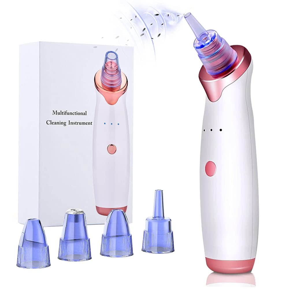Electric Blackhead Remover Pore Vacuum - Acne Extraction Kit, USB ...