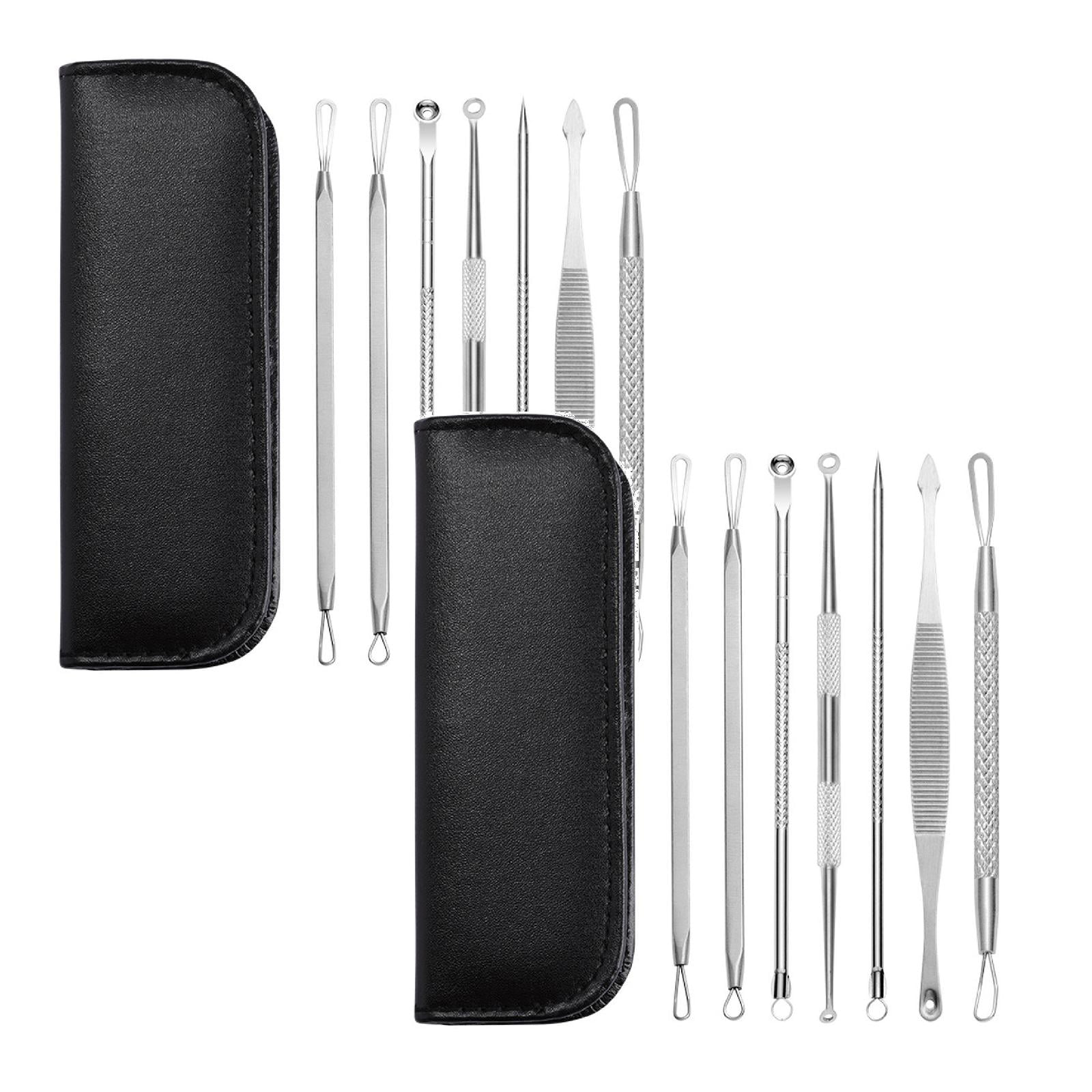 Blackhead Remover Tool Extractor 8pc Removal Kit for Nose Facial Pore ...