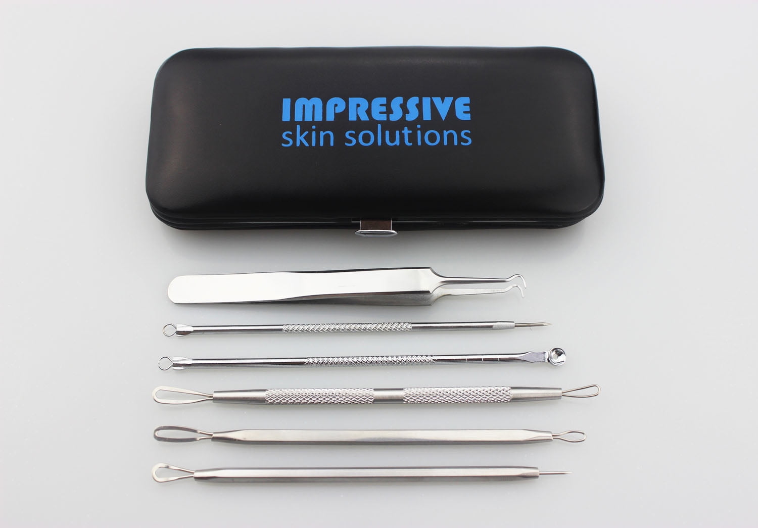 Blackhead Remover Tool Kit Set 6 PCS Professional Surgical Stainless ...