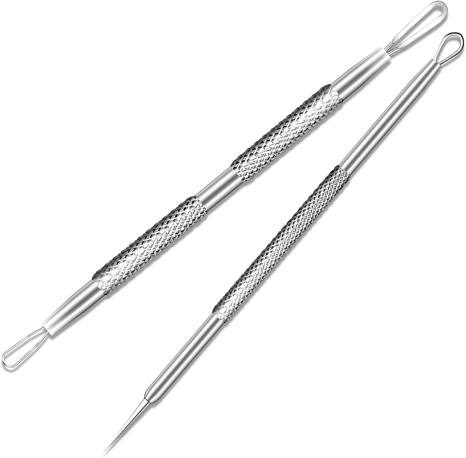 Blackhead Remover Tools,2022 Newest 2 PCS Acne Needles, Whitehead ...