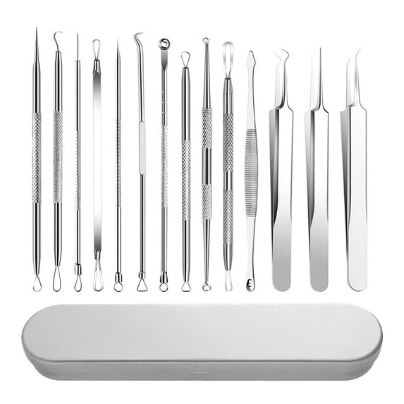 Blackhead & Splinter Remover Tools - Stainless Steel Professional ...