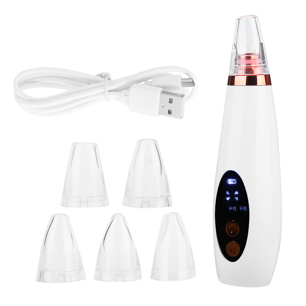 Blackhead Suction & Acne Removal Tool Electric Vacuum Pore Cleaner ...