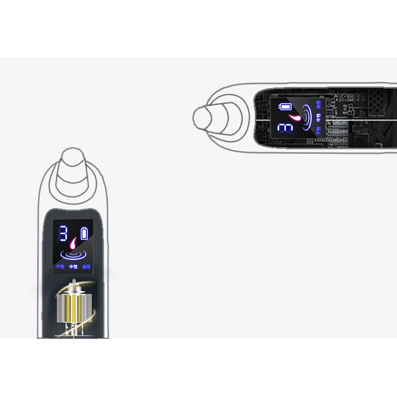 Blackhead Suction Tool Suction For Removing Pores Ac Ne Spa Head Wraps ...