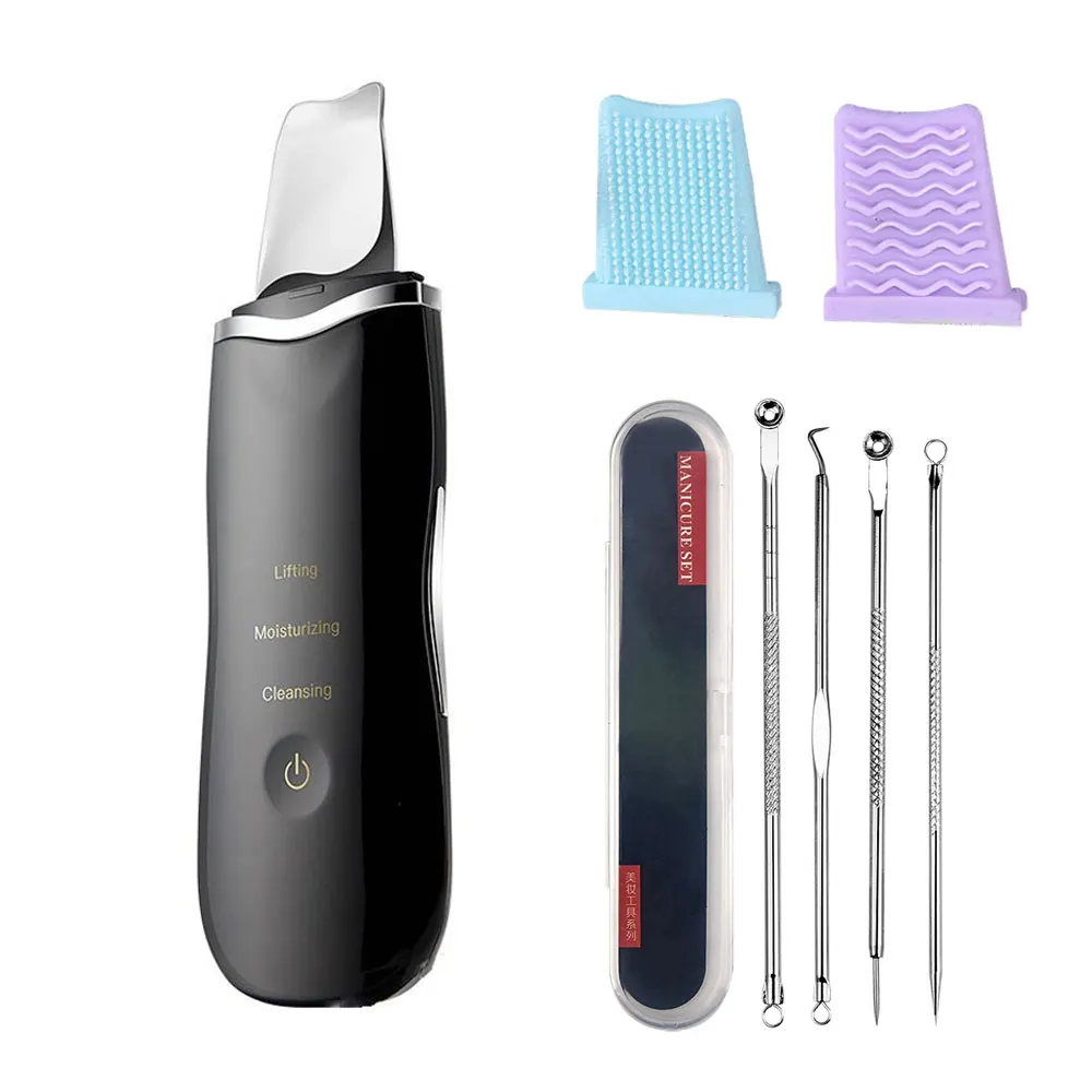 Blackhead & Whitehead Remover Tools Electric Skin Scraper Peeling ...