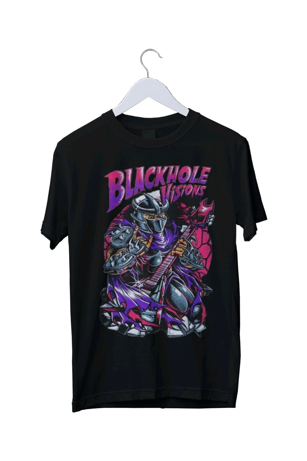 Blackhole Visions Metal Warrior Graphic Mens Unisex T-Shirt S M L XL 2 ...
