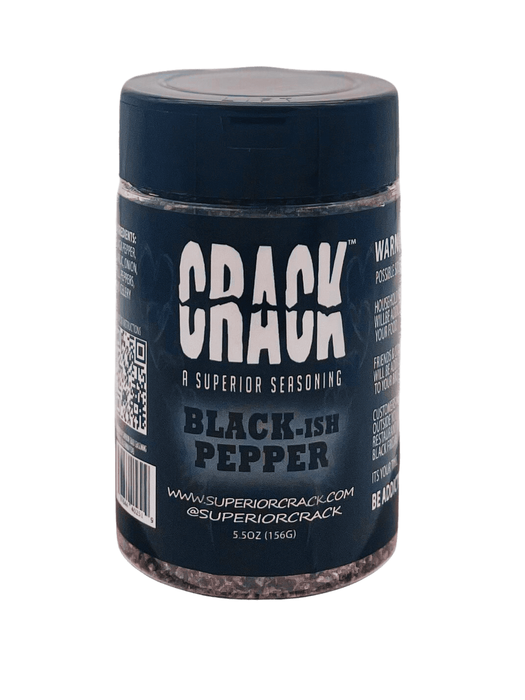 Blackish Pepper 5.5oz (156) - Sodium Free All Purpose Seasoning - Black ...