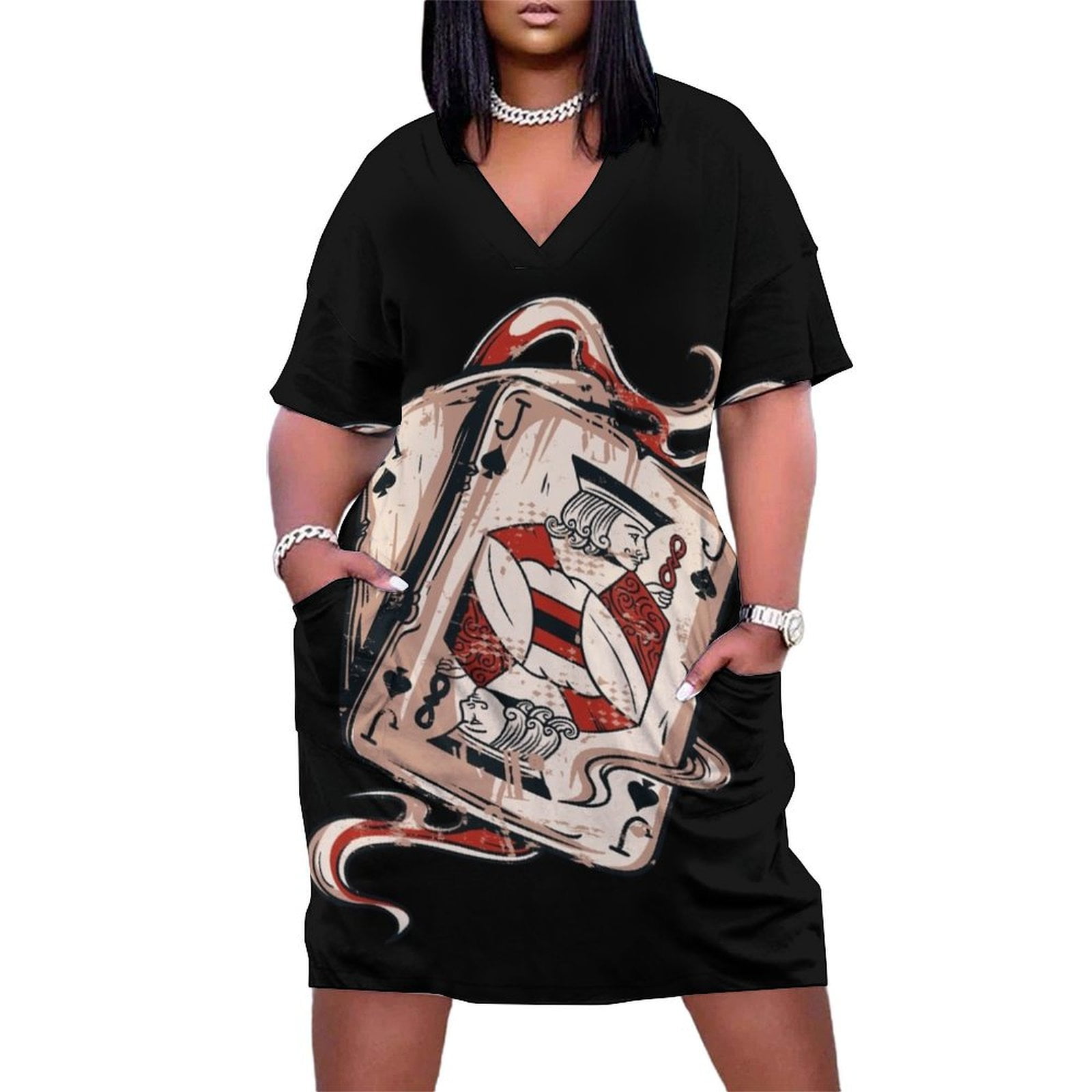 Blackjack Gift Playing Cards Casino Gambling Gift Loose Pocket Dress ...