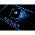 Blackjack Poker LED Sign Neon Light Sign Display m058-b(c)$$Tools ...