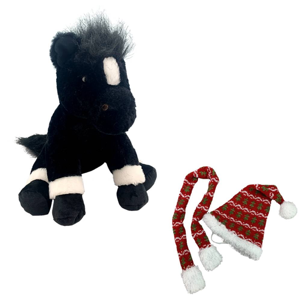 Blackjack The Horse Stuffed Animal 16 inch Christmas Plush Toy with ...