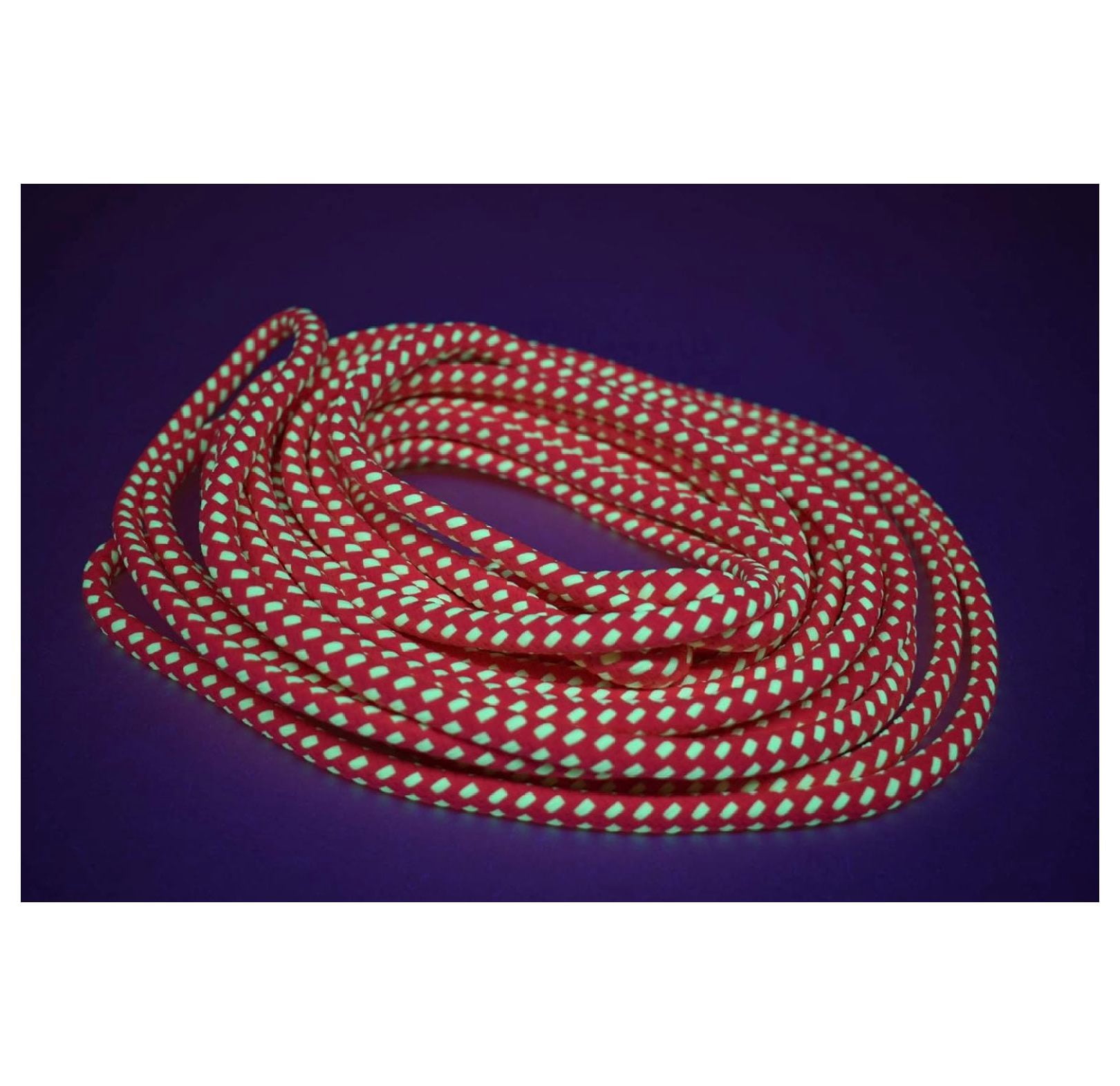 Blacklight Bicolor GloLine Luminescent Roping (-Yellow, 100 Feet ...