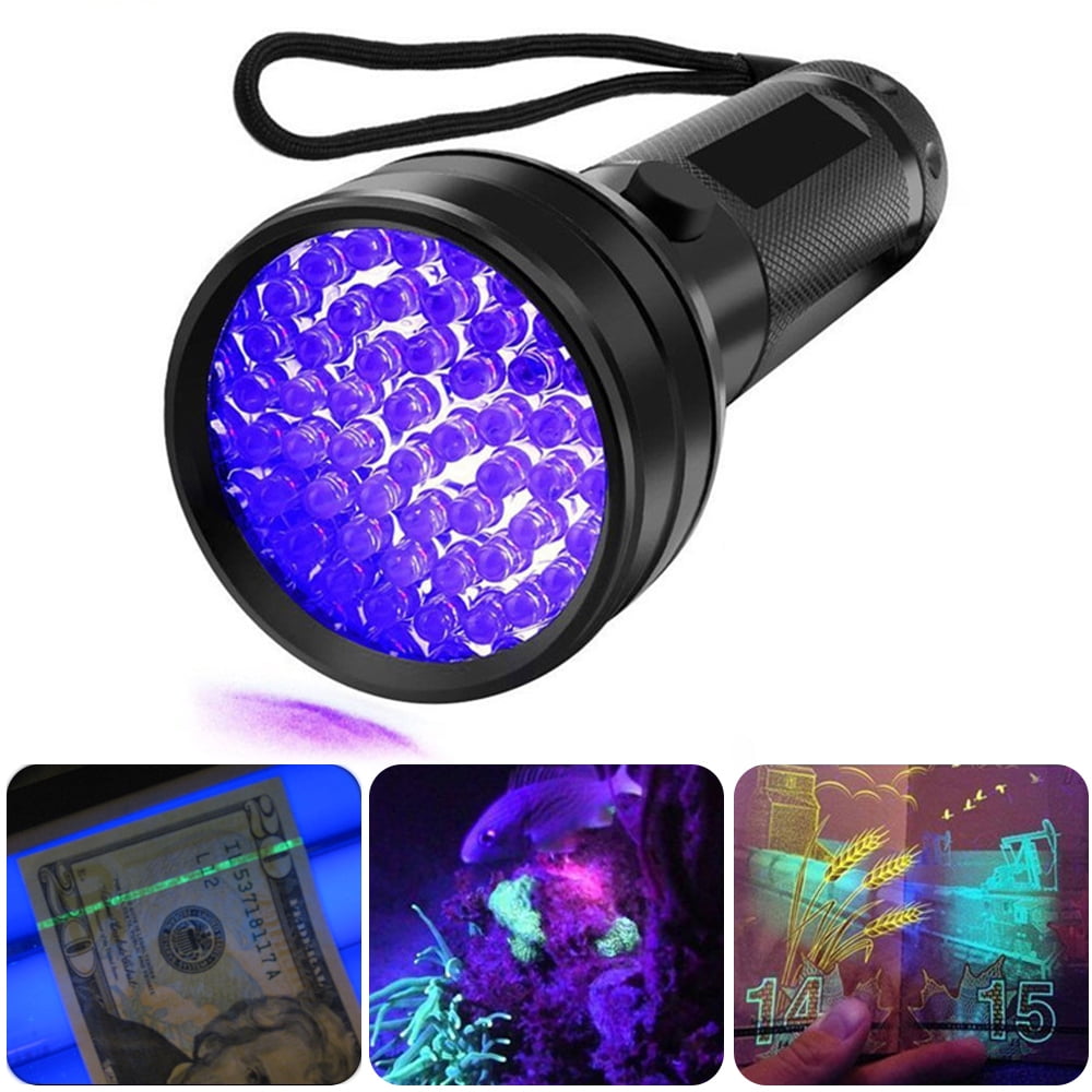 Blacklight Flashlight for Authenticating Drivers Licences, Currency ...