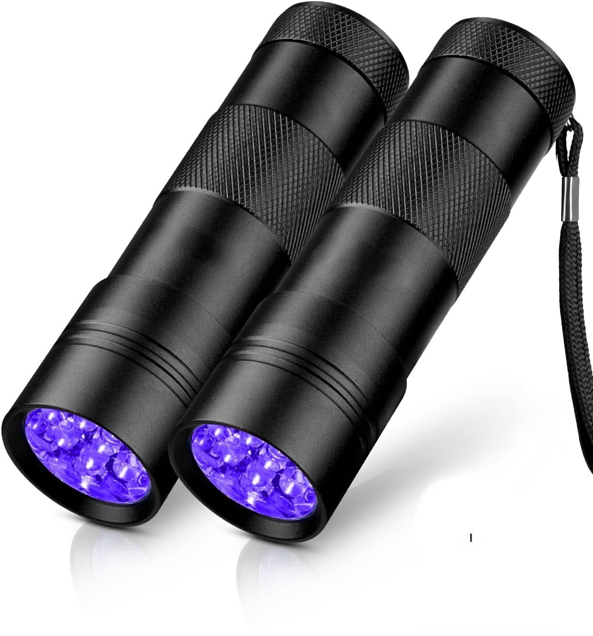Blacklight Flashlights uv Flashlight,12 LED 395nm Ultraviolet ...