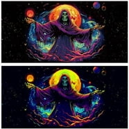 Blacklight Mushroom Black Light Aquarium Background UV Reactive ...