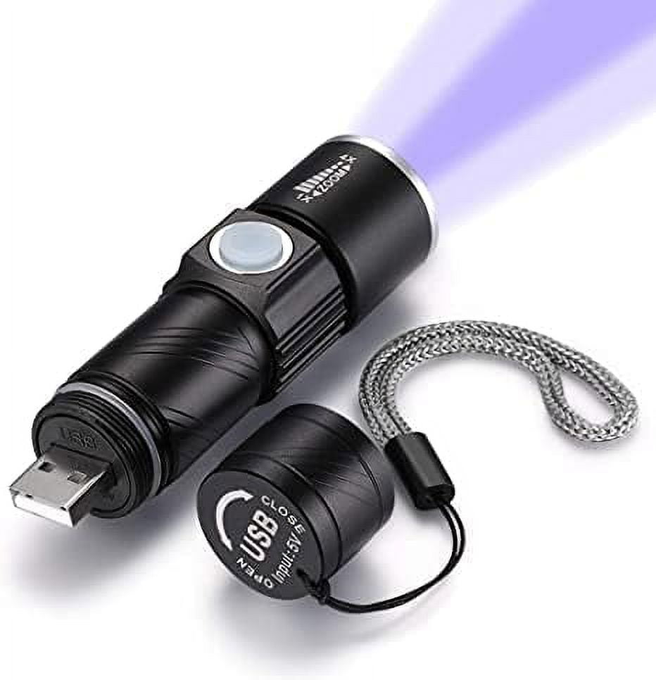 Blacklight Ultraviolet Portable Mini for Pet Urine Stain Detection, UV ...